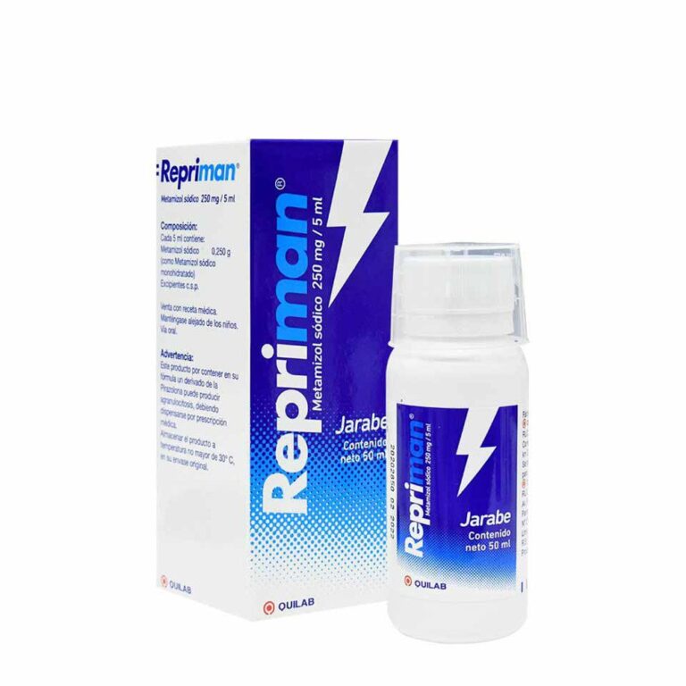 Repriman 250mg/5ml Jarabe - Frasco 50ml - Farmacenter