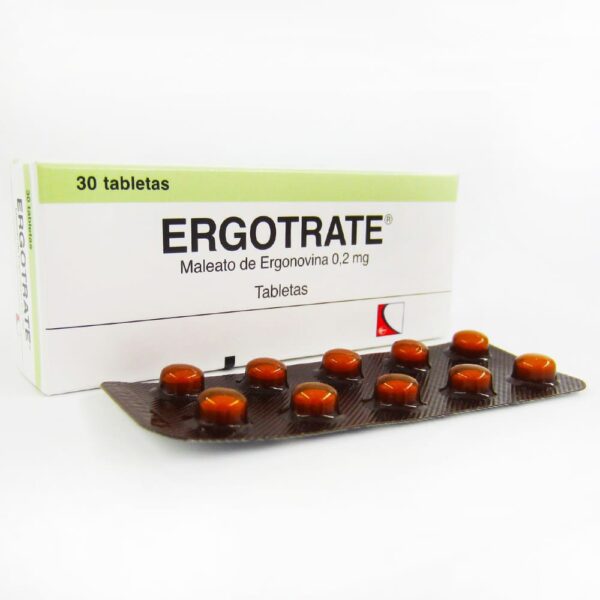 Ergotrate (Maleato de Ergonovina 0.2mg - Caja x30und - Farmacenter