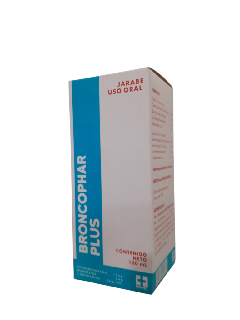 Broncophar Plus Jarabe - Frasco 120ml - Farmacenter