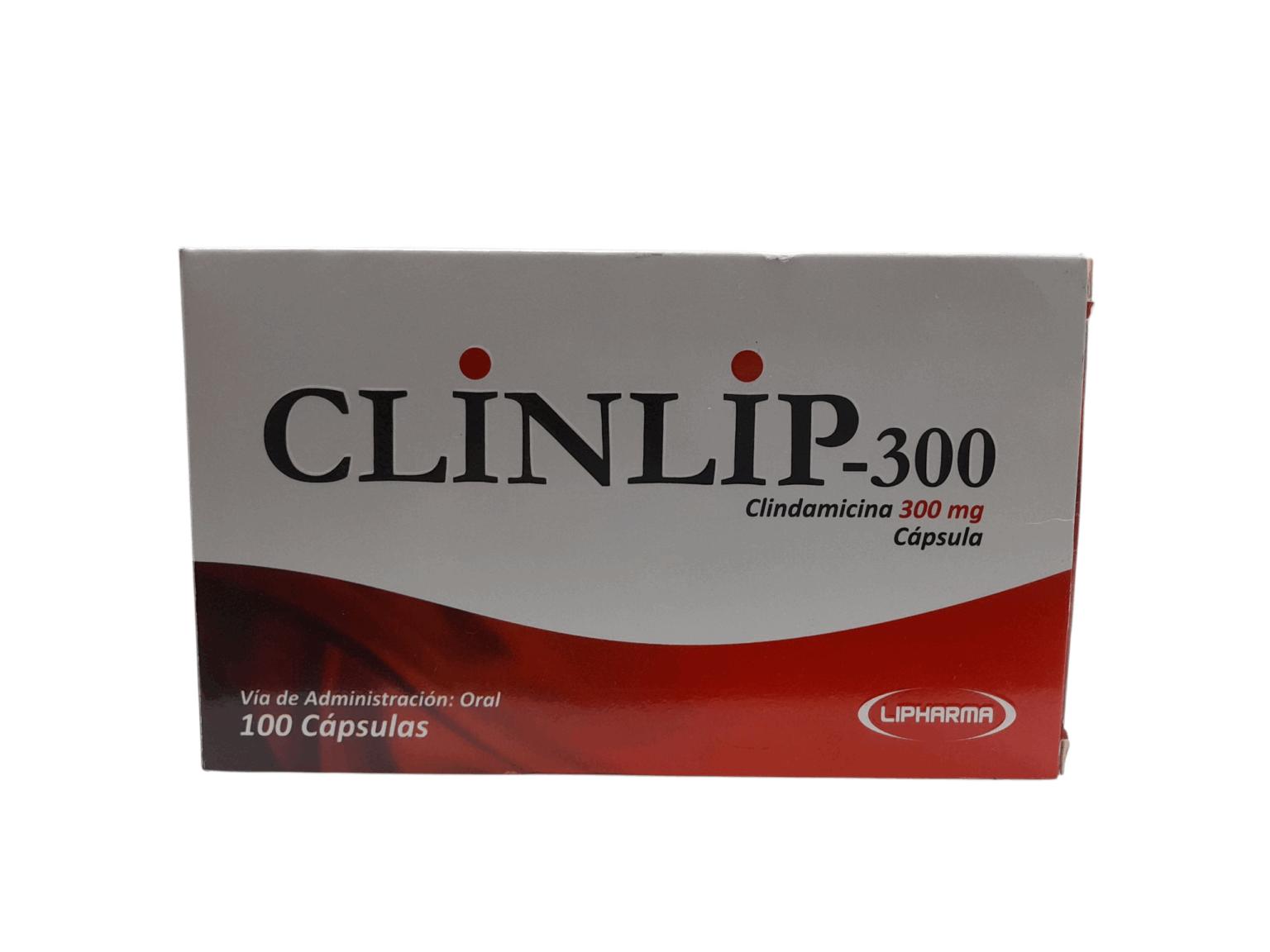 Clinlip 300mg Clindamicina Caja x100 Cápsulas